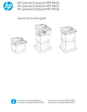 HP LaserJet Enterprise MFP M634 series Mode d'emploi | Manualzz