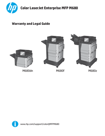 HP Color LaserJet Enterprise MFP M680 series Guide | Manualzz