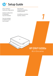 HP ENVY 6052e All-in-One Printer - User Guide, Reference guide, Setup Guide