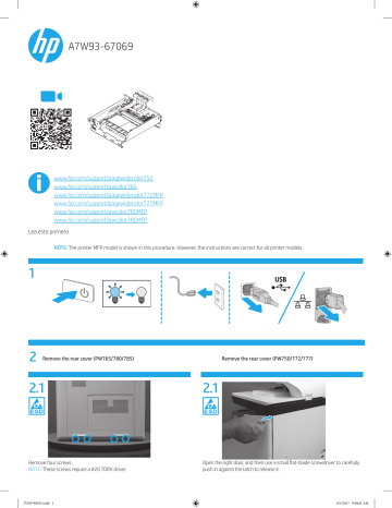 HP PageWide Managed Color MFP P77440 Printer series Guide | Manualzz