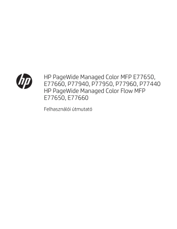 HP PageWide Managed Color MFP E77650-E77660 Printer series ...