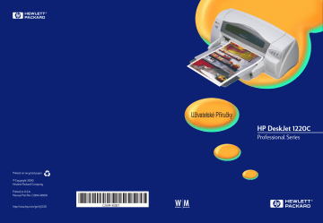 HP Deskjet 1220c Printer series User's Guide | Manualzz