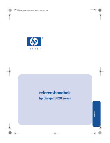 HP Deskjet 3810/3820 Printer series Referens guide | Manualzz