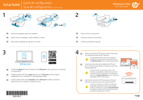 Instructions HP DeskJet 4100e tout-en-un - Guide de configuration | Manualzz