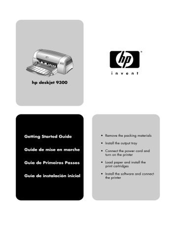 HP Deskjet 9300 Printer series Installation Guide | Manualzz