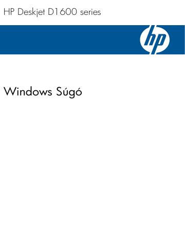 HP Deskjet D1600 Printer series User's manual | Manualzz