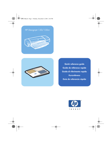 HP DesignJet 130 Printer series Quick Reference Guide | Manualzz