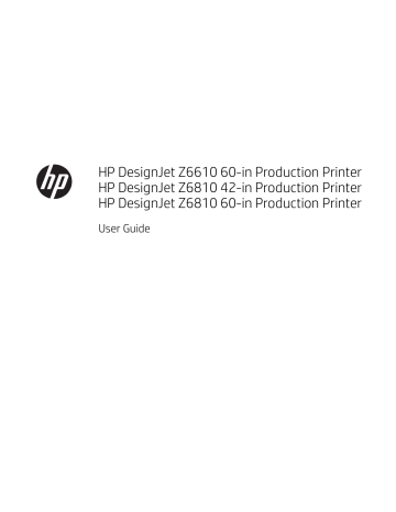 HP DesignJet Z6810 Production Printer series User Guide | Manualzz