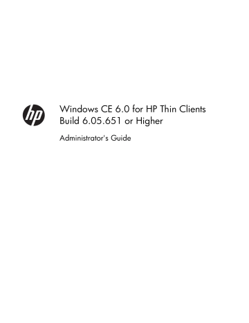 HP t5550 Thin Client Guide | Manualzz