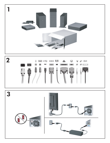 HP Compaq dx7400 Small Form Factor PC Getting Started Guide | Manualzz