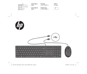 HP Wired Desktop 320K Keyboard Quick Setup guide | Manualzz