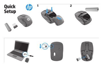 HP Z3000 Wireless Mouse Ghid de instalare | Manualzz