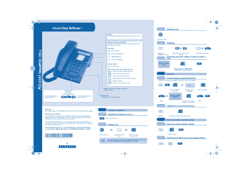 Alcatel Easy Reflexes Manual | Manualzz