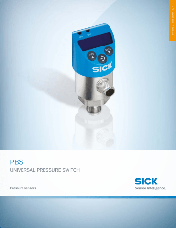 Sick PBS Product information | Manualzz