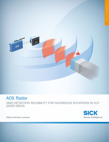 Sick AOS Radar Product information | Manualzz
