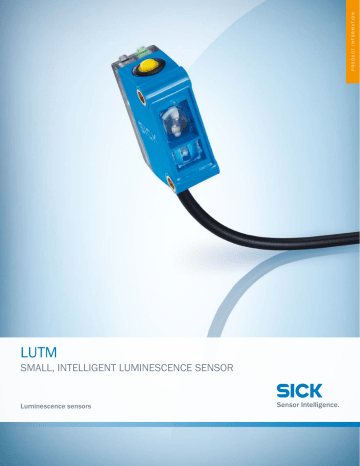 Sick LUTM Luminescence sensors Product information | Manualzz