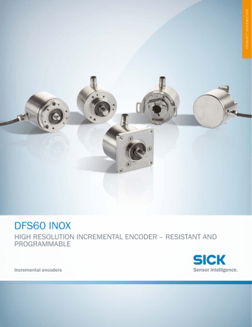 Sick DFS60 INOX Product information | Manualzz