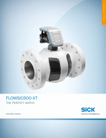 Sick FLOWSIC600-XT Gas flow meters Product information | Manualzz