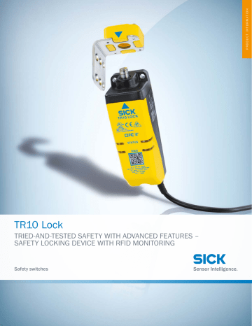 Sick TR10 Lock Product information | Manualzz