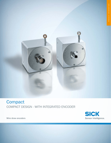 Sick Compact Wire draw encoder Product information | Manualzz