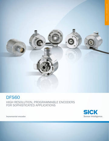Sick DFS60 Incremental Encoders Product information | Manualzz