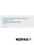 Kofax Process Director 7.9 User Guide | Manualzz