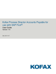 Kofax Process Director AP 7.9 User Guide | Manualzz