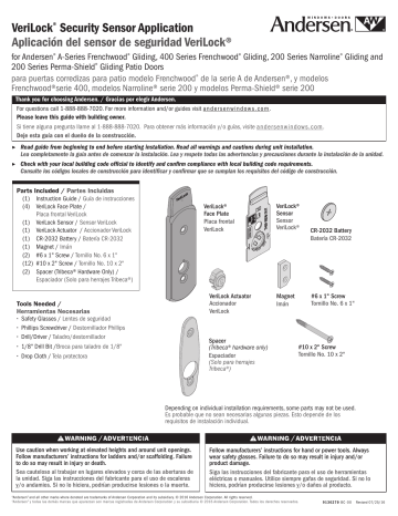 Andersen VeriLock Manual | Manualzz