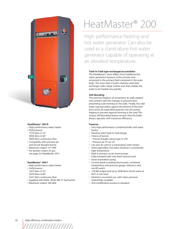 ACV HeatMaster HM 200 N Specification | Manualzz