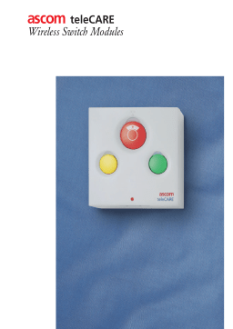 ASCOM TELECARE - Quick start guide, Installation instructions