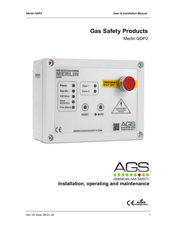 AGS Merlin GDP2 User & Installation Manual | Manualzz