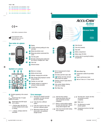 Accu-Chek Acc-Chek Ative Quick Reference Manual | Manualzz