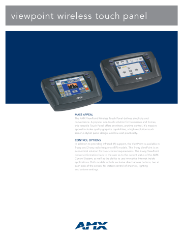 AMX VPN-CP Brochure & Specs | Manualzz