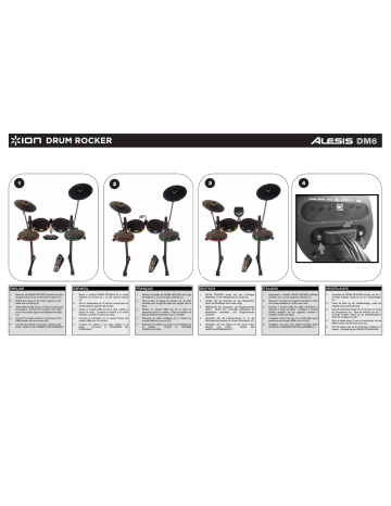 Alesis DM6 SESSION KIT Installation Manual | Manualzz