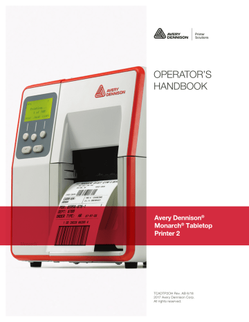 Avery Dennison ADTP2 Owner's Manual | Manualzz