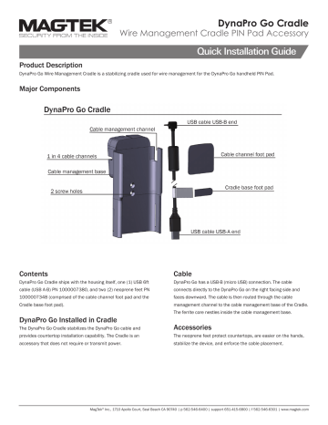Magtek DynaPro Go User Manual | Manualzz