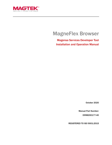 Magtek MagneFlex User Manual | Manualzz