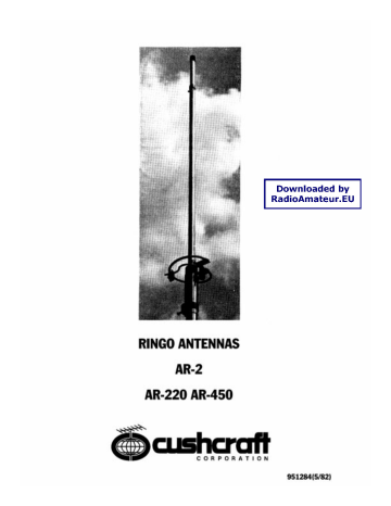 CUSHCRAFT AR-220 Installation Instructions | Manualzz