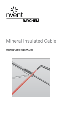 Raychem Mineral Insulated Cable Repair Installation Manual | Manualzz