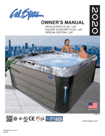 Cal Spas Special Edition Spa 2020 Owner’s Manual | Manualzz