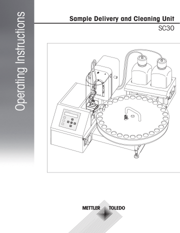 Mettler Toledo SC30 Operating Instructions Manual | Manualzz