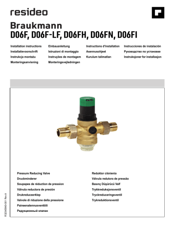 resideo Braukmann D06F Installation Instructions Manual | Manualzz