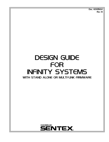 Sentex Infinity Design Manual | Manualzz