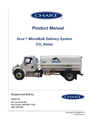 Operations. CHART Orca MicroBulk CO2 Series | Manualzz
