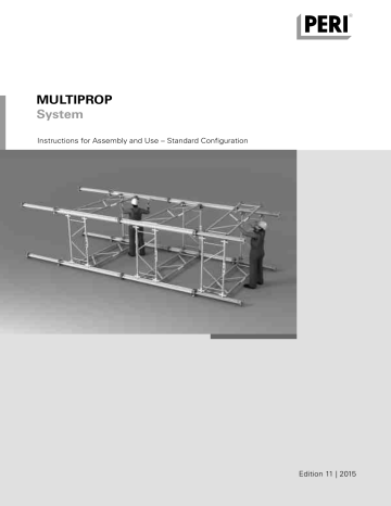Peri MULTIPROP Instructions For Assembly And Use | Manualzz