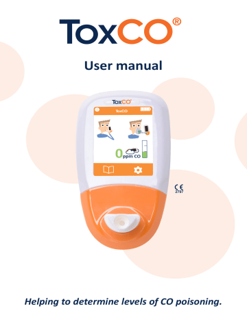 Bedfont ToxCO User Manual | Manualzz