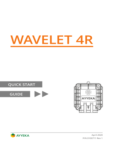 Ayyeka WAVELET 4R Quick Start Manual | Manualzz