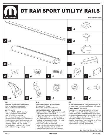 Mopar 82215789 Manual | Manualzz