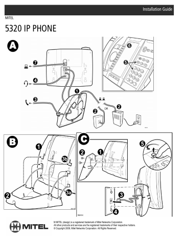 Mitel 5320 Installation Manual | Manualzz