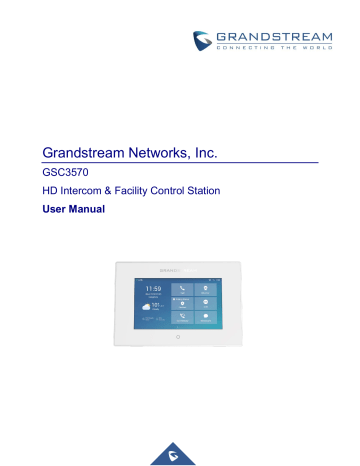 Grandstream Networks GSC3570 User Manual | Manualzz